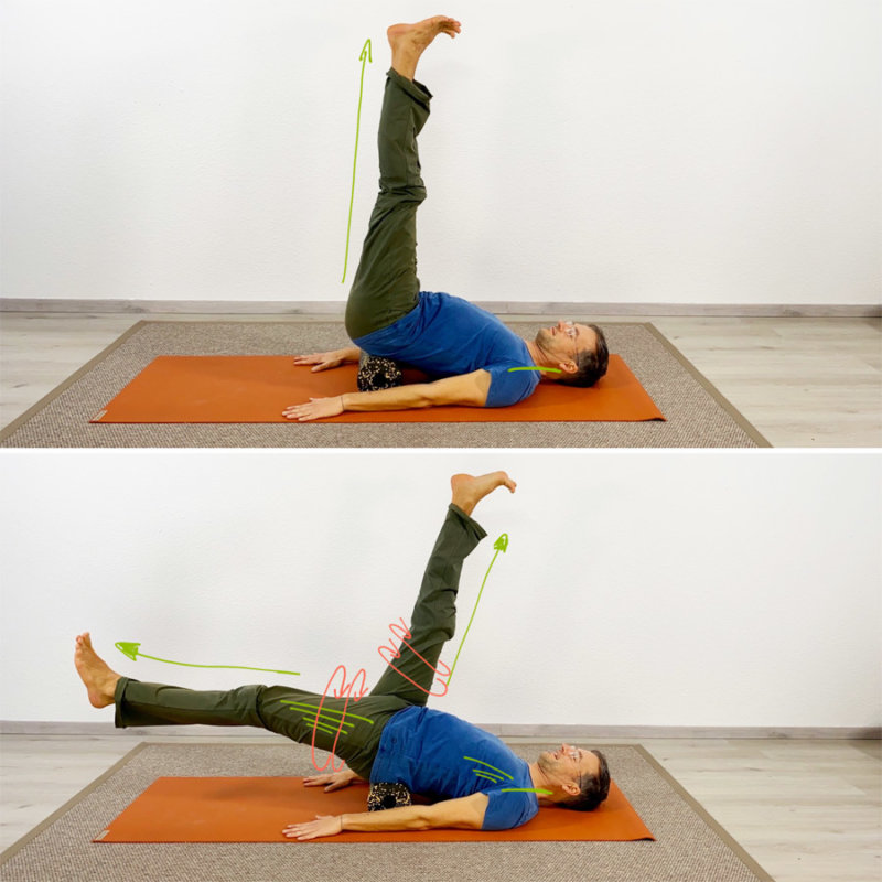 Faszien Yoga mit der Rolle - 4 geniale Übungen mit der Blackroll